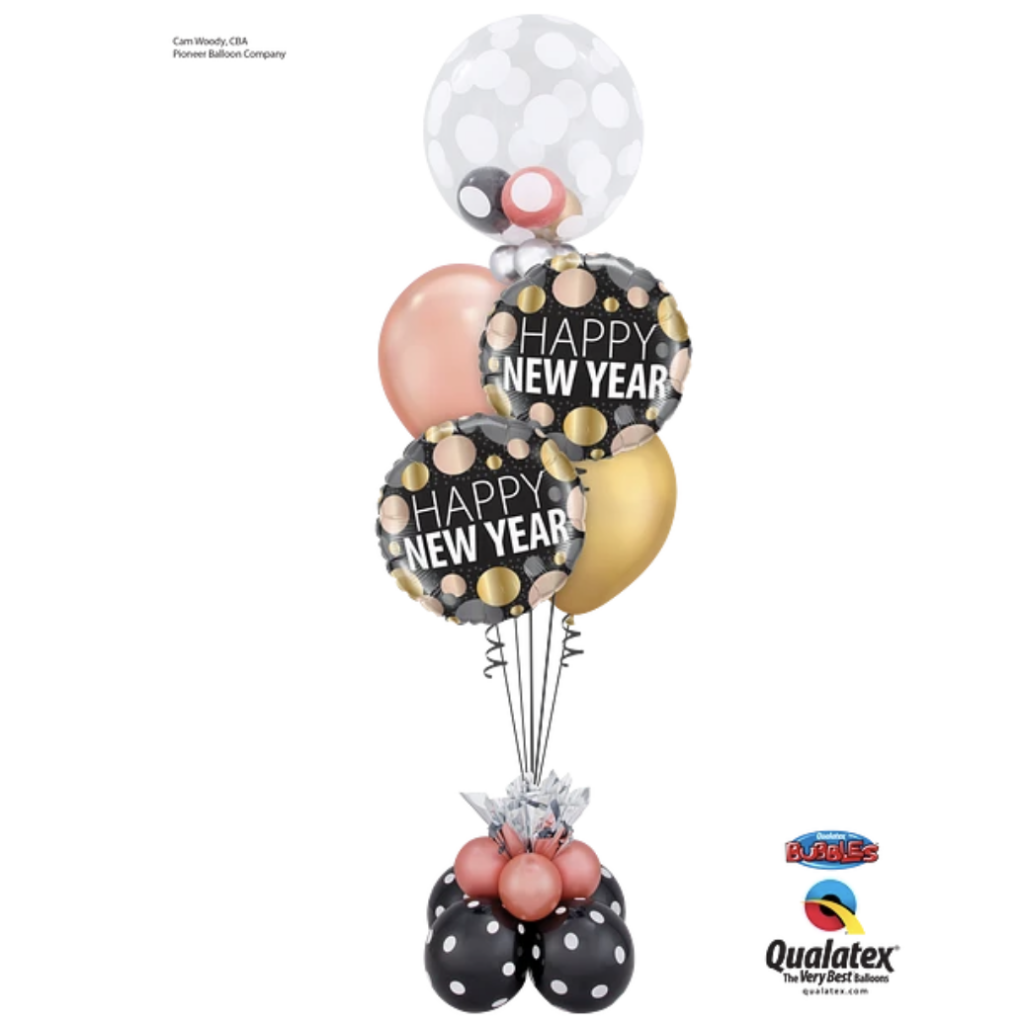 New Year's Confetti Balloons - Upstate Balloon Company